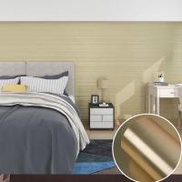 China 60cm*2m Luxury Metallic Wallpaper Copper Removable Vinyl Wallpaper Furniture Sticker for sale