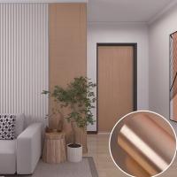 China 60cm*2m Luxury Metallic Wallpaper Copper Removable Vinyl Wallpaper Furniture Sticker for sale