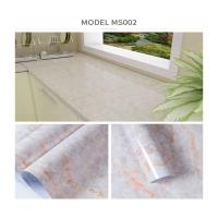 China Marble Wallpaper PVC Adhesive Self-Stick 3D Waterproof Sticker for Kitchen Bathroom Furniture Desktop Wall 122cm Width for sale