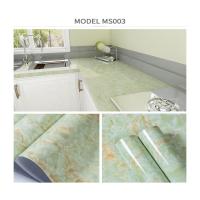 China Marble Wallpaper PVC Adhesive Self-Stick 3D Waterproof Sticker for Kitchen Bathroom Furniture Desktop Wall 122cm Width for sale