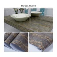 China Marble Wallpaper PVC Adhesive Self-Stick 3D Waterproof Sticker for Kitchen Bathroom Furniture Desktop Wall 122cm Width for sale