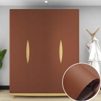 China Installation Wardrobe Sticker Self Adhesive Wall Sticker 3D Wallpaper Decorative Film Dark Gray Furniture for sale