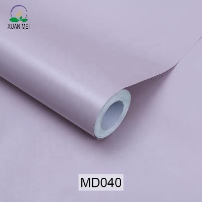 China Anti-Static Function Solid Color Vinyl Wallpaper for Easy DIY Installation and Home Decoration for sale