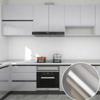 China Silver Metallic Peel And Stick Wallpaper Interior Metallic Film Wall Paper for sale