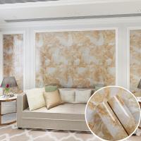 China Entertainment Marble Furniture Foil 3D Wallpaper for Wall Decoration in 0.60 M*10 M Roll Size for sale