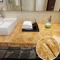 China High Glossy 3D PVC Film Marble Wallpaper for Hotel Conference Room for sale
