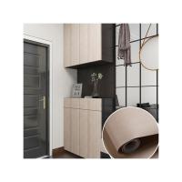 China Self Adhesive Renovation Kitchen Cabinet Waterproof Wood Grain Wallpaper Wall Sticker Geometric Pattern for Cabinet Decor for sale