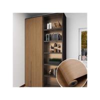 China Decorative Wood Color Furniture Sticker with Embossed Design Mildewproof for sale