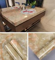 China High Glossy 3D PVC Film Marble Wallpaper for Hotel Conference Room for sale
