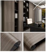 China Home Decor Wood Grain Design Self Adhesive Furniture Film Waterproof Wallpaper Nature Wood Paper for sale