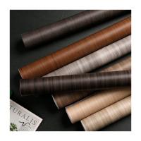 China Vintage Wood Peel and Stick House Interior Wall Coating HD Furniture Wallpaper PVC Function Mould-Proof Wood Panel Interior Film for sale