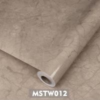 China Classic Style PVC Film Wall Covering Marble Wallpaper for Bathroom Transformation Solution for sale