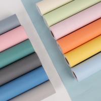 China Household 0.6m*200m Plain Navy Blue Wallpaper Modern Plain Off White Wallpaper for sale