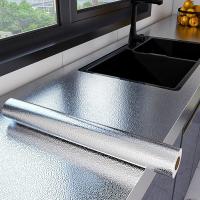 China Waterproof ECO-Friendly Aluminum Foil Heat-Resistant Stickers Wall Paper Sticker for sale