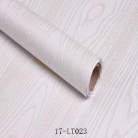 China Removable Wood Wall Paper Decor with Vintage Wood Decorative Film Peel and Stick Wallpaper for sale