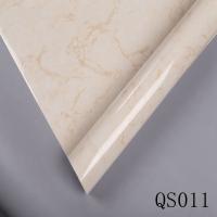 China Smoke-Proof White Marble Sticker Wall Paper Kitchen Wall Stickers Wallpaper Vinyl Film Counter Stick Waterproof Removable for sale