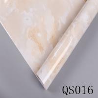 China Smoke-Proof White Marble Sticker Wall Paper Kitchen Wall Stickers Wallpaper Vinyl Film Counter Stick Waterproof Removable for sale