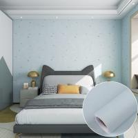 China 1.6kg/Roll Carton Style Decorative Wallpaper Water Proof PVC Film Wallpaper Modern Design Style for sale