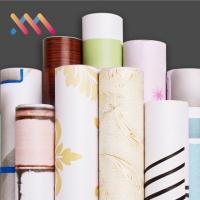 China Floral Design Vinyl Wallpaper Decorative PVC Film Home Decoration Wallpaper 3D for sale