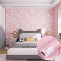 China 1.6kg/Roll Carton Style Decorative Wallpaper Water Proof PVC Film Wallpaper Modern Design Style for sale