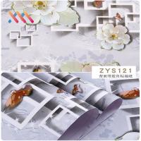 China Floral Design Vinyl Wallpaper Decorative PVC Film Home Decoration Wallpaper 3D for sale