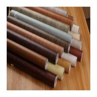 China Removable Self Adhesive Wood Wallpaper for Furniture Door Waterproof Wood Grain Wallpapers Wood Film for sale
