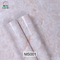 China Wallpapers Type Vinyl Wallpapers Function Smoke-Proof Marble Stickers PVC Adhesive Contact Paper Marble Granite Film for sale