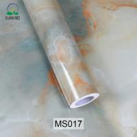 China Wallpapers Type Vinyl Wallpapers Function Smoke-Proof Marble Stickers PVC Adhesive Contact Paper Marble Granite Film for sale