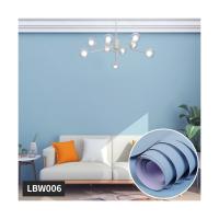 China Matt Surface Textured Wall Paper for Interiors Homes Plain Color Vinyl Self-Adhesive Wallpaper Peel Stick Entertainment for sale