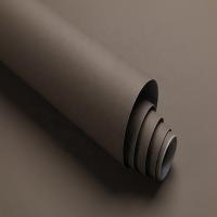 China Caramel Orange Plain Color Wallpaper 122cm 61cm Self Adhesive Vinyl Wallpaper For Bathroom for sale