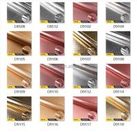 China Contemporary Gold Metallic Wallpaper 200cm Self Adhesive Gold Foil Wallpaper for sale
