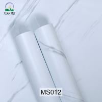 China 1.22m or 0.61m Width Size High Glossy Marbling PVC Wallpaper Adhesive Wall Stickers for Bathroom and Kitchen Marble Wallpaper for sale