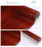 China Modern Design 3D Waterproof Oil Proof Wood PVC Wallpaper Film for Door Desk or Wardrobe Wall Sticker for sale