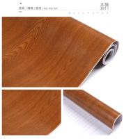 China Modern Design 3D Waterproof Oil Proof Wood PVC Wallpaper Film for Door Desk or Wardrobe Wall Sticker for sale