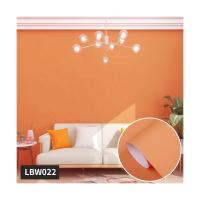 China Peel and Stick Plain Wallpaper 60cm *5m Roll Size for Home Decor Self-Adhesive Matt Textured Wall Covering for sale