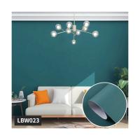 China Peel and Stick Plain Wallpaper 60cm *5m Roll Size for Home Decor Self-Adhesive Matt Textured Wall Covering for sale