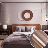 China PVC Reflective Metallic Peel And Stick Wallpaper Self Adhesive Bronze Wallpaper for sale