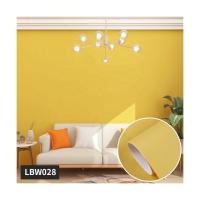 China Peel and Stick Plain Wallpaper 60cm *5m Roll Size for Home Decor Self-Adhesive Matt Textured Wall Covering for sale