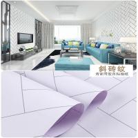 China Simple Modern 3d Brick Wallpaper 45CM Wallpaper For Living Room Bedroom for sale