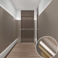 China PVC Reflective Metallic Peel And Stick Wallpaper Self Adhesive Bronze Wallpaper for sale