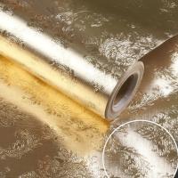 China High Glossy Gold Embossed Contact Paper Kitchen Wall Stickers Drawer Liner Sticker for sale