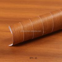 China Waterproof and ECO-Friendly Wood Grain Self Adhesive Wallpaper for Modern Furniture Design for sale