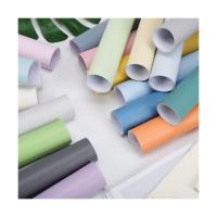 China Pure Color Self Adhesive Wallpaper for Wardrobe Renovation Waterproof and Oil-proof Kitchen Contact Paper for sale