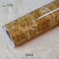 China XuanMei Decorative Marble Contact Paper PVC Adhesive Film Thickness 0.2MM-0.3MM for Furniture Transformation for sale