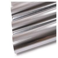 China ECO-Friendly Silver Metallic Aluminum Foil Stickers for Kitchen Backsplash Countertop for sale