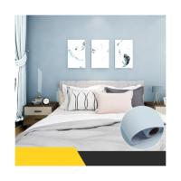 China Peel Off and Stick Directly Home Decor Vinyl Textured Solid Color 3D Wallpapers for Entertainment in Baby Room for sale