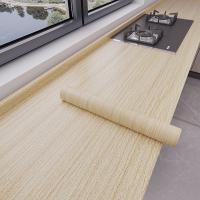 China Wood Grain Wallpaper for Home Decoration Fireproof Kitchen Wallpaper Roll Size 1.22m * 50m Transform Your Kitchen for sale