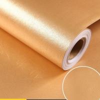 China Moisture Proof Gold Foil Embossed Glitter Metallic Wallpaper Luxury Design for sale