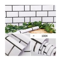 China 3D Brick PVC Self-Adhesive Wallpaper Moisture-Proof brick Pattern Wall Sticker Wallpaper for sale