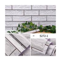 China 3D Brick PVC Self-Adhesive Wallpaper Moisture-Proof brick Pattern Wall Sticker Wallpaper for sale